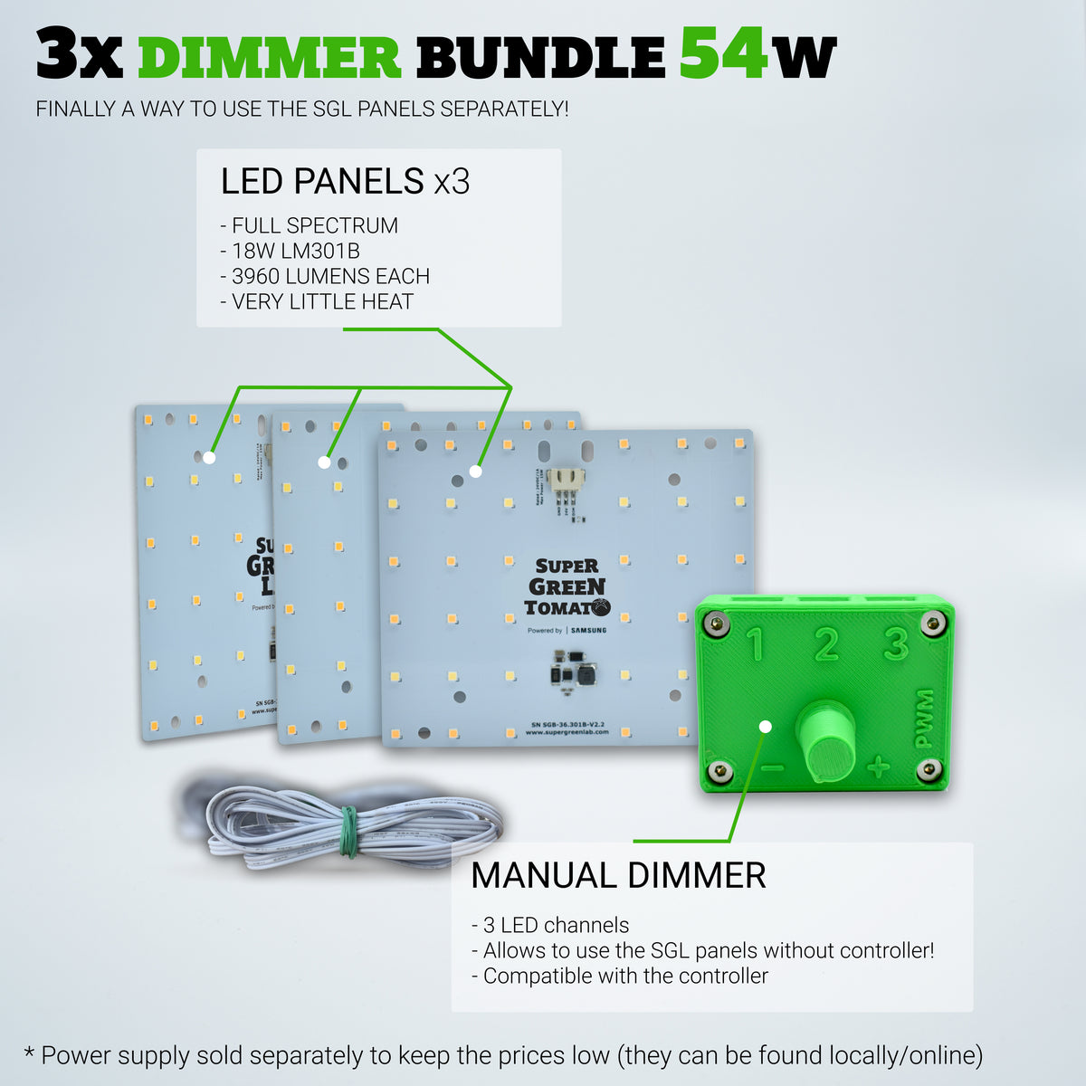 Manual dimmer Bundle – SuperGreenTomatoUS